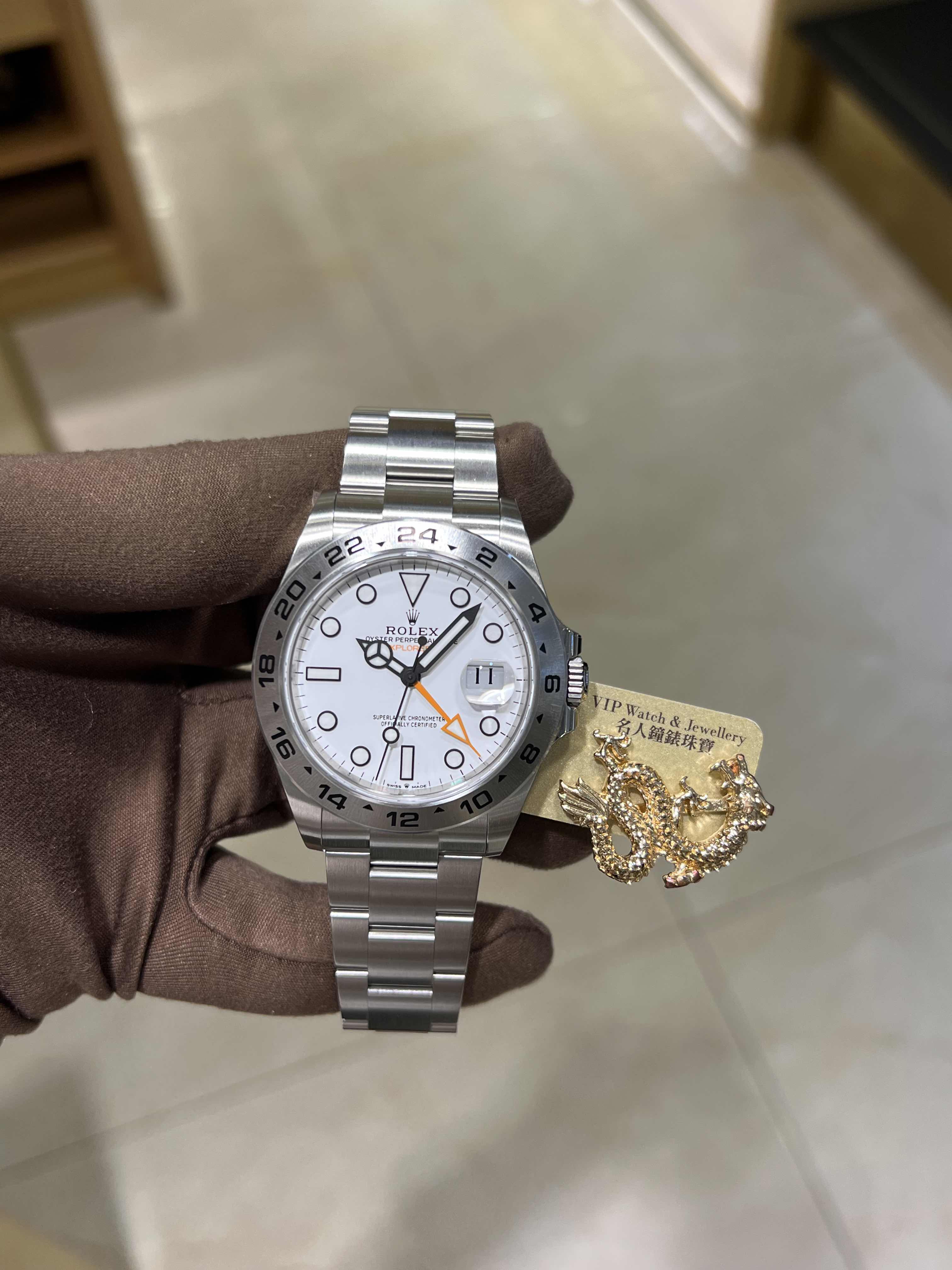 NEW ROLEX EXPLORER II 226570-0001 EXPLORER II EXPLORER 2 WHITE NEW ROLEX EXPLORER II 226570-0001 EXPLORER II EXPLORER 2 WHITE
