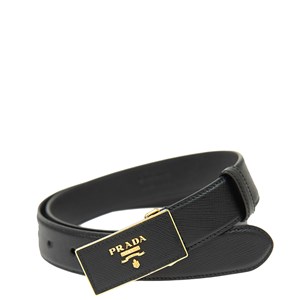 全新 PRADA 普拉達 皮帶 1CC027 053 F0002 皮革 85CM