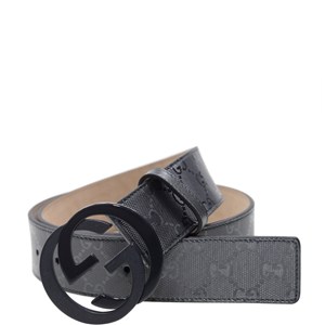 全新 GUCCI 古馳 皮帶 223891 FU49X 1320 PVC 95CM