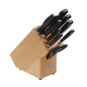 全新 ZWILLING 廚具 35020-000 FOUR STAR 刀件10件套 木/鋼 黑色