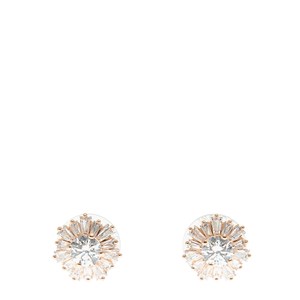全新 SWAROVSKI 施華洛世奇 SUNSHINE 耳環 5459597 鍍玫瑰金 白色