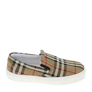 全新 BURBERRY 博柏利 鞋 8031506 棉 啡色 36碼