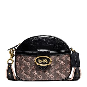 全新 COACH 蔻馳 手袋 88544 B4AA8 皮革 黑色/啡色