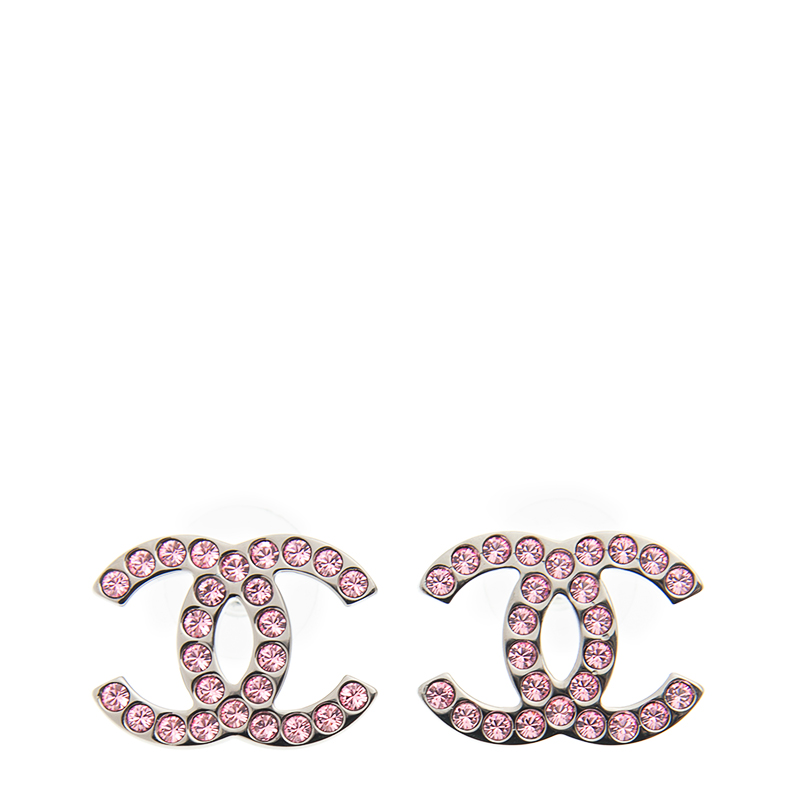 NEW CHANEL EARRING A96822 METAL PINK