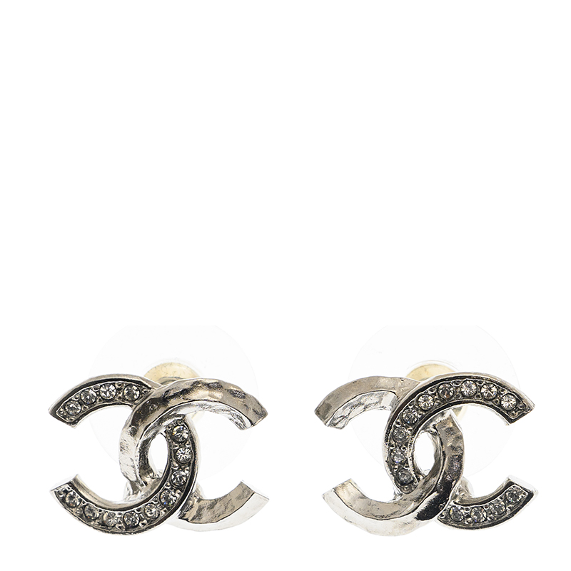NEW CHANEL EARRING AB7333 METAL BLACK