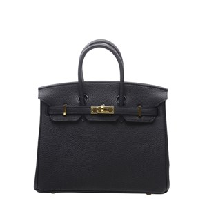 NEW HERMES HANDBAGS BIRKIN 25 89 HANDBAG NOIR NEW HERMES HANDBAGS BIRKIN 25 89 HANDBAG NOIR