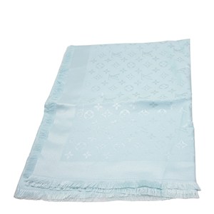 NEW LOUIS VUITTON SCARF M70109 WOOL/SILK MENTHE